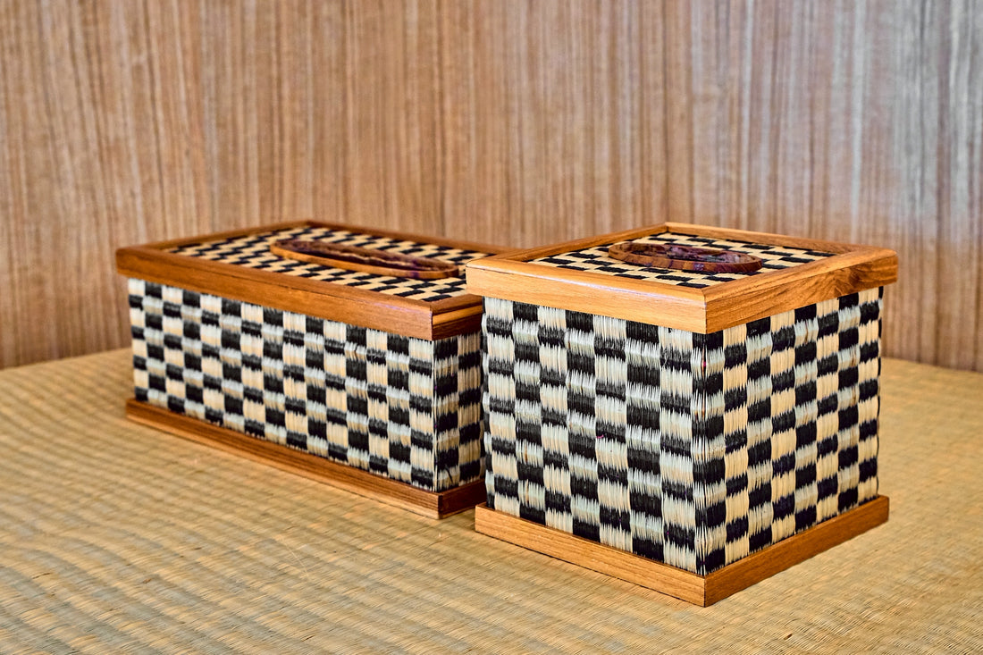 Handwoven Napkin and Tissue Box Cover – My Store